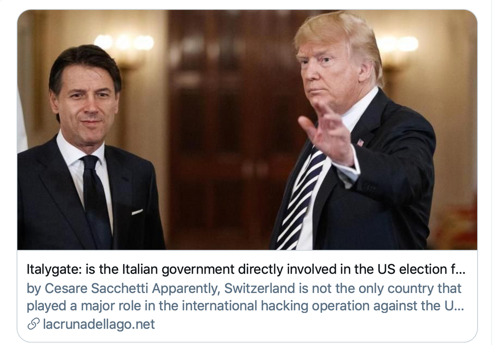 Proof our election was hacked in Italy with the CIA, MI6 and Defense ...