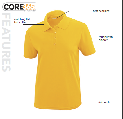 Women's Core 365 Polo | INSPIRE