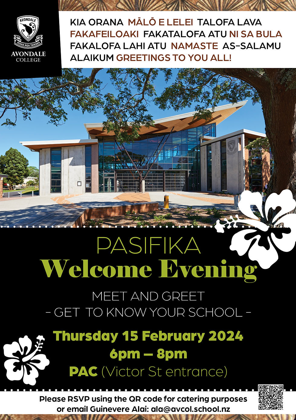 Pasifika Welcome Evening