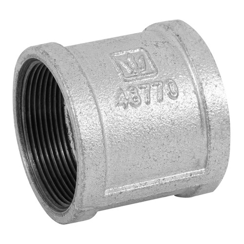 Cople reforzado, acero galvanizado, 2' | Leon de Bronce