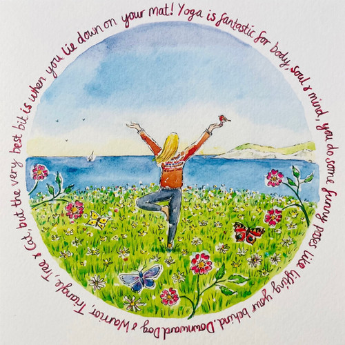 Yoga Print | Janine Drayson