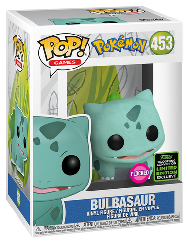 Bulbasaur Flocked 453 Pokemon - Funko Pop! Vinyl Figure | Big Potato NZ