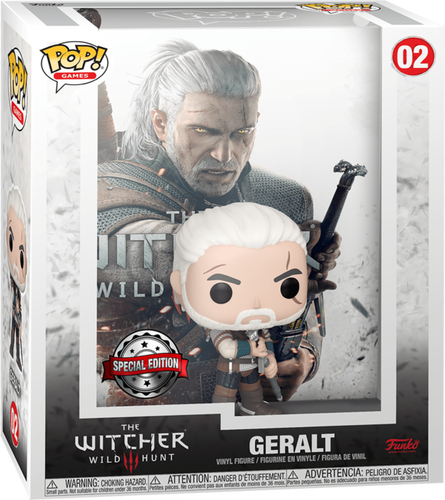 Geralt 02 The Witcher 3 Wild Hunt - US Exclusive Funko Pop! Cover | Big ...