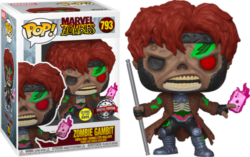 Zombie Gambit 793 Glow Marvel Zombies - Funko Pop! Vinyl Figu | Big ...