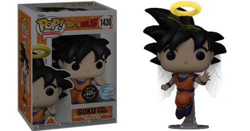 Goku with Wings 1430 Chase Glow Dragon Ball Z - Funko Pop! Vinyl Figure ...