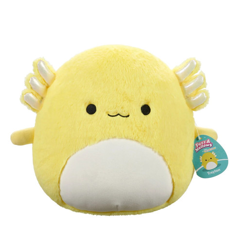 Treyton the Yellow Axolotl Plush Fuzzamallow Squishmallow 12" | Big ...