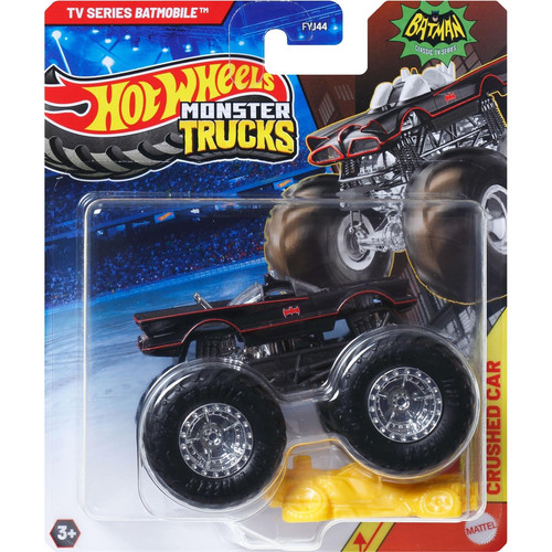 Batman Classic TV Series Batmobile DC Monster Trucks Hot Wheels Mattel ...