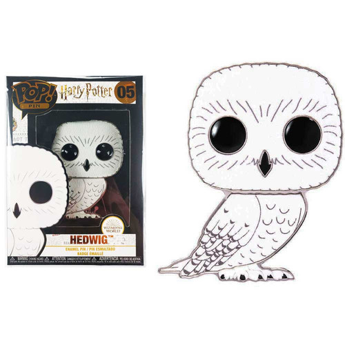 Hedwig Flocked 05 Harry Potter - 4” Pop! Enamel Pin (Chase Edition ...