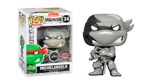 Michelangelo Comic 34 TMNT - Pop! Vinyl Figure Chase Edition | Big ...