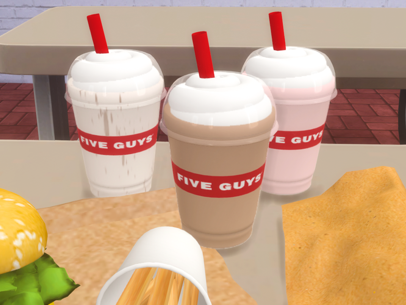 Five Guys Food Set