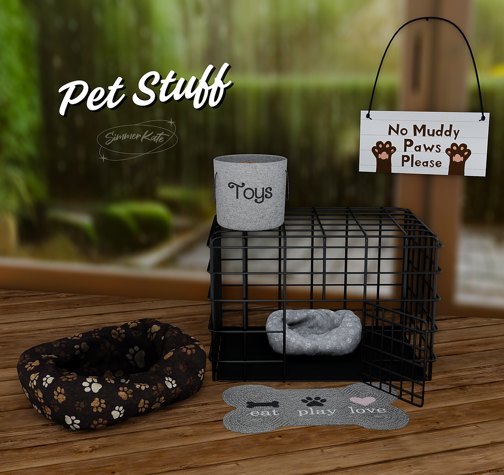 Sims 4 Pet Clutter CC – Maxis Match Toys, Beds & Decor (Free)