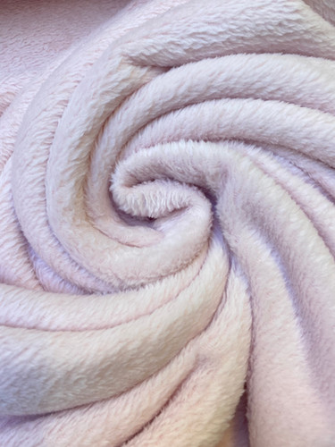 Plain Pale Pink Cuddle Fleece Fabric | MASONS