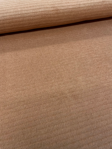 Jumbo Camel Wool Mix Fabric | MASONS