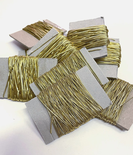 Metallic Gold 1mm Elastic Reel 10 metre | MASONS