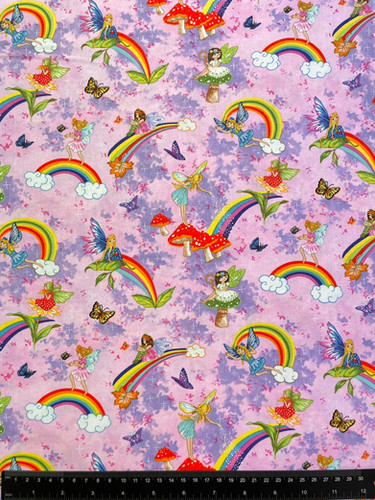 Pretty Please Fairies Nutex 100% Cotton Fabric | MASONS
