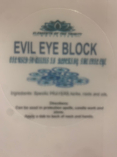 Evil eye block oil | ElementsOfTheTrinity