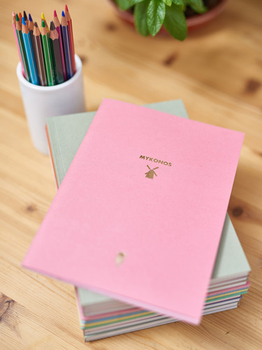 Travel Notebooks with gold foil stamp | colourgreece