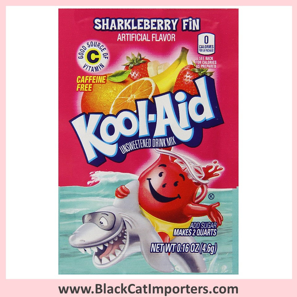 Kool-Aid Unsweetened Drink Mix / SharkleBerry Fin | Black Cat Importers ...