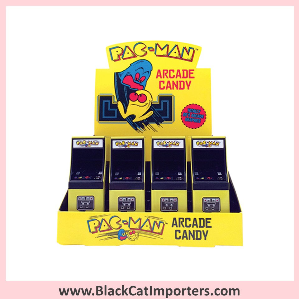 Boston America: Pac-Man Arcade Mints 12ct | Black Cat Importers | Ontario