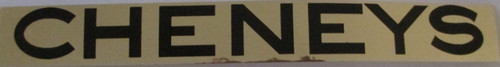 Sticker - Cheneys (165mm x 20mm) | vauxhall-australia