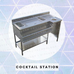 Stainless Steel Cocktail Station | Mittal Technology