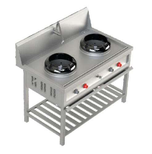 Two Burner Chinese Cooking Range | Mittal Technology
