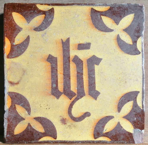 IHS by Chamberlain of Worcester | pugin-tiles