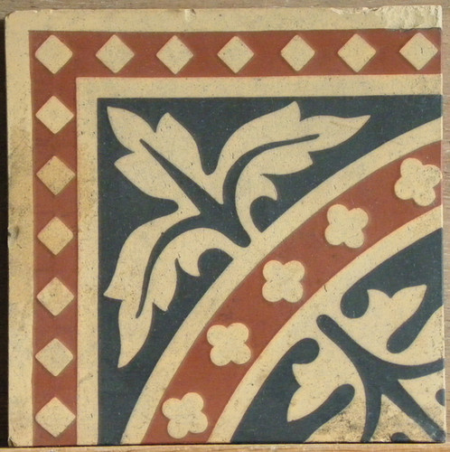 One from a set of four | pugin-tiles