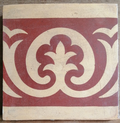 Scrolling foliate frieze | pugin-tiles