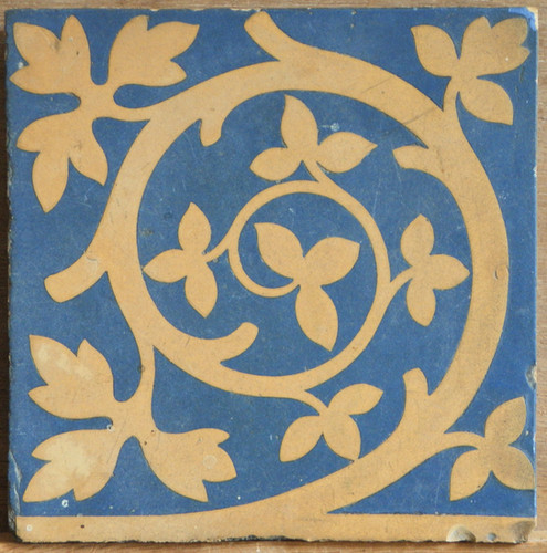 Spiral vine border | pugin-tiles