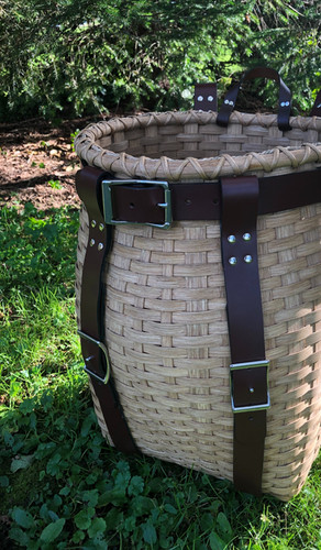 Mountaineer Pack Basket Kit with leather handle and harness ...