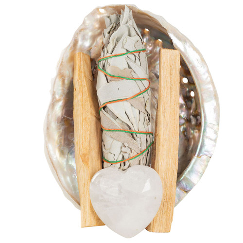 Heart Cleansing Smudge Kit | Rainbow Zen