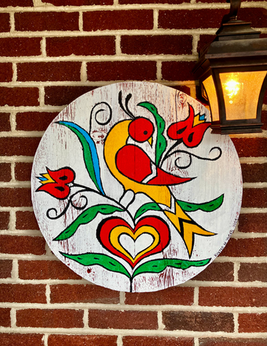 Distelfink Hex Sign on old barn siding, 22“ diameter | My Vxw Site 7wit4j