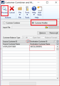 How to Use Vendor/Customer Modifier and/or Combiner