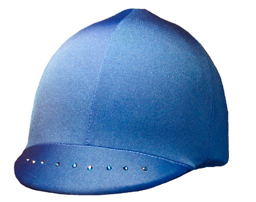 Royal Blue Crystal - Fashionable Equestrian Riding Helmet Covers | USA