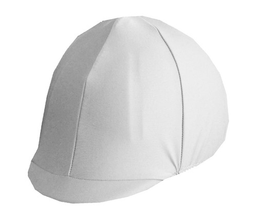 White helmet cover w/o bow | Horse & Pony Riding Helmet Covers ...