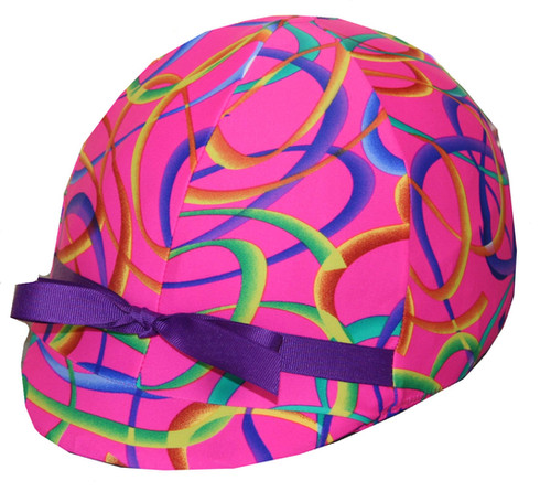Hot Pink Ribbons | Horse & Pony Riding Helmet Covers | Pennsylvania and ...