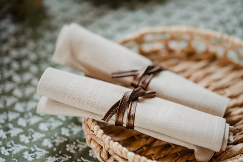 Natural Napkin 50cm by 50cm | Splendid Hire