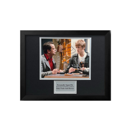 Signed David Jason & Nicholas Lyndhurst Photo Display | Football ...