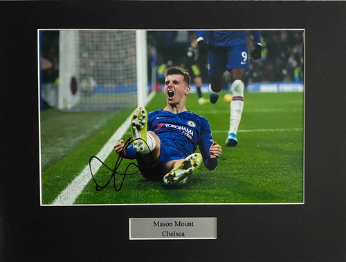 16x12 signed Mason Mount with COA | Football memorabilia