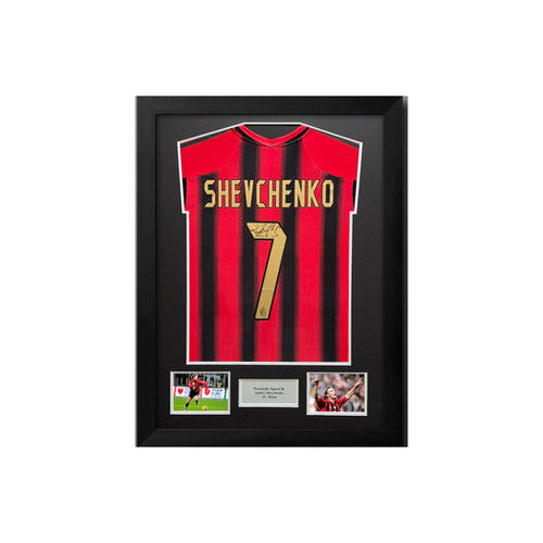 Signed Andriy Shevchenko AC Milan shirt | Football memorabilia
