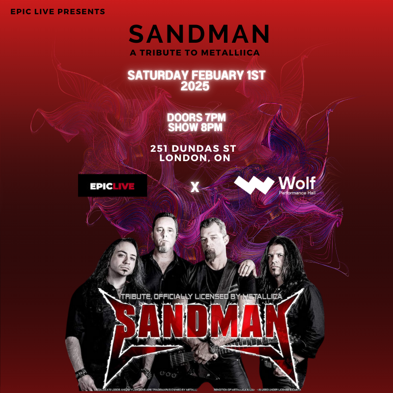 Sandman at Wolf Performance Hall | Epic Live Concerts