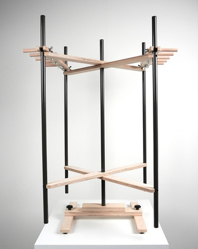 Louet Vertical Warping Mill - Folding - 20 metre warp length | Wonky Weaver