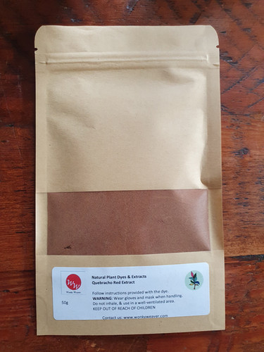 Quebracho Red Natural Dye Plant Powder | Wonky Weaver