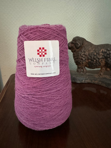 WelshFibreCo - Wool Yarn - Cochineal | Wonky Weaver