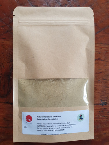 Myrobalan Natural Plant Dye Powder | Wonky Weaver