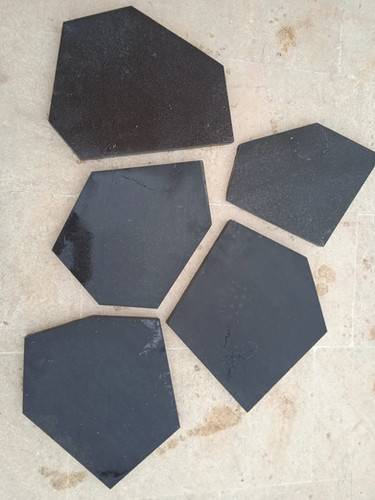 Hexagon Basalt Pavers | Basalt Hex Pavers |Citadel Stone Ltd