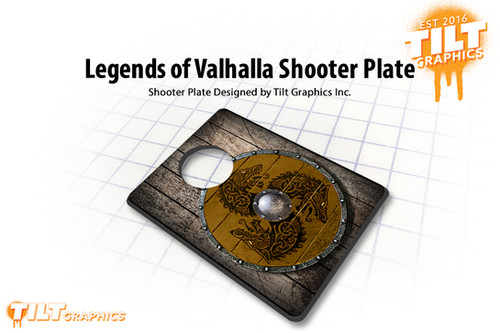 Legends of Valhalla: Skjöldur Shooter Plate | tilt-graphics-inc
