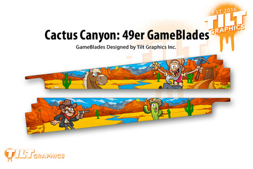Cactus Canyon: 49er GameBlades™ | tilt-graphics-inc