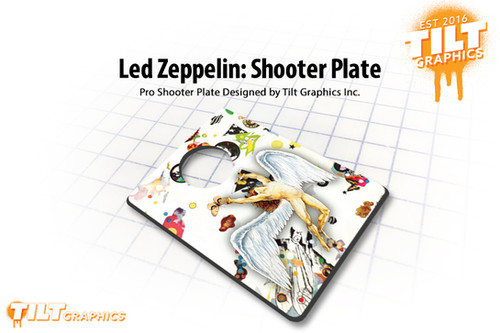 Led Zeppelin Shooter Plate: Classic | tilt-graphics-inc